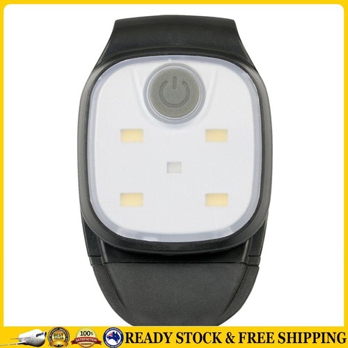 LED Clip Headlamp USB Rechargeable Running Clip Light Safety for ...