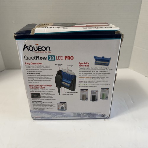 Aqueon QuietFlow 20 Up to 30-Gallon Power Filter Cartridge Damaged ...