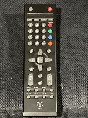 W RMT-11 Westinghouse Electronics Black Remote Control Unsure If Work ...