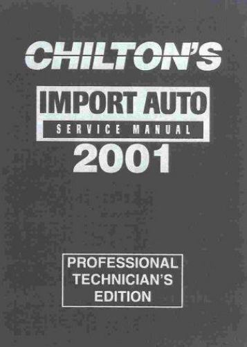 Automotive Repair Manual Ser.: Chilton's Import Car : Auto Service ...
