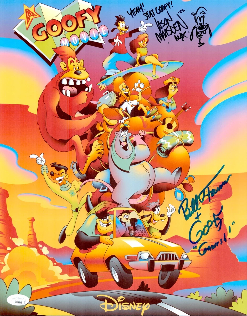 Goofy Autograph