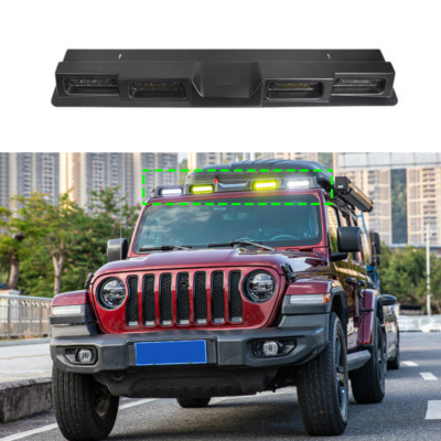 Roof Top Light Spotlights Lamp Bar LED DRL Fits For Jeep Wrangler JL ...