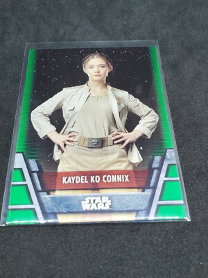 Star Wars Topps Holocron 2020 Green Parallel Insert Card Res-29 Kaydel ...