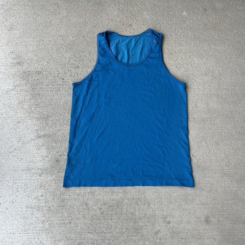 lululemon men’s blue muscle tank top stretch athletic size S | eBay