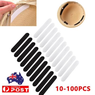 10-100X Hat Cap Size Reducer Tape Adhesive Fastener Sticker Sweatband ...