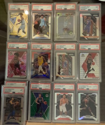 GOLD MYSTERY NBA Hot Pack - 1 PSA/BGS SLAB per pack + AUTO RC #d ...