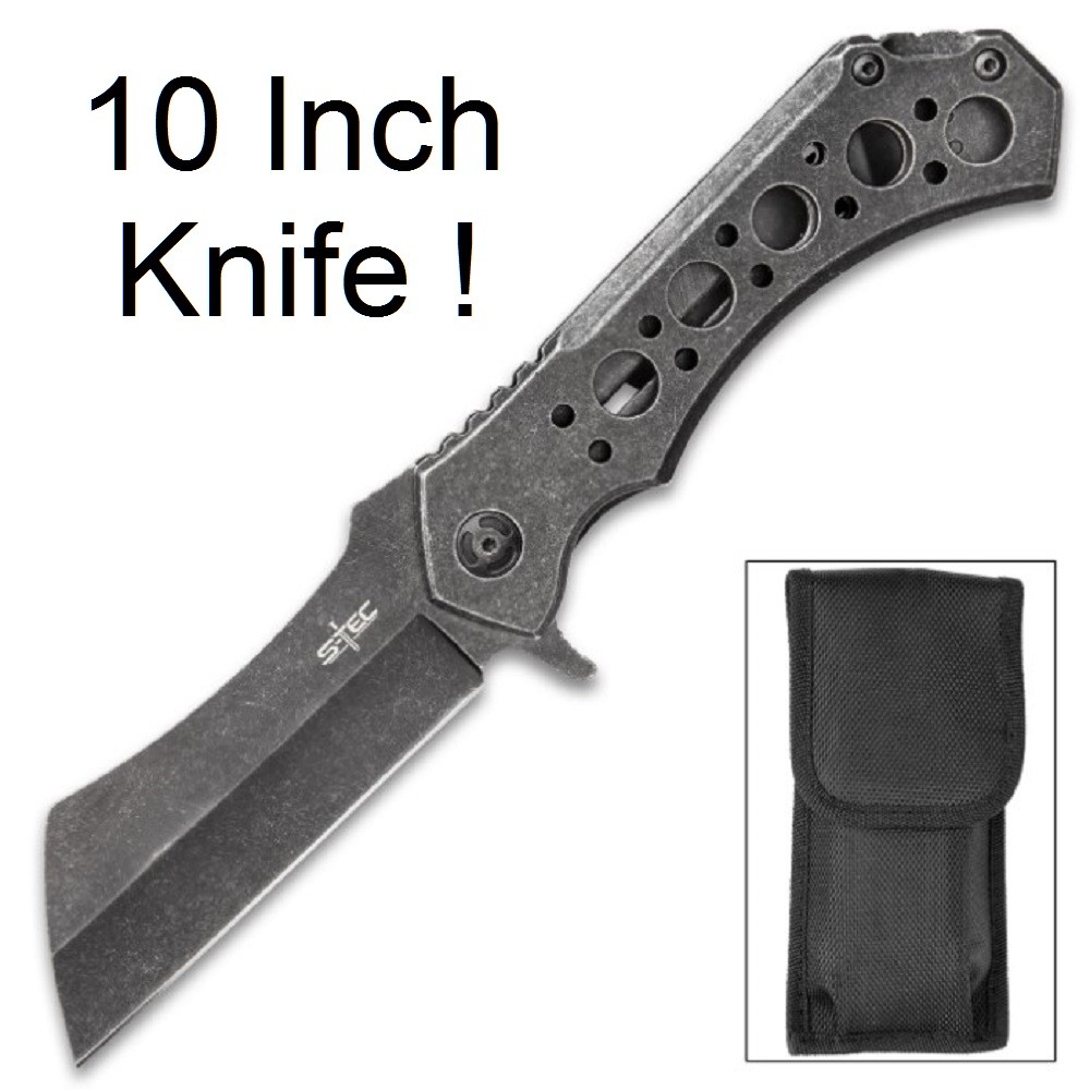 Huge Knives GIANT Microtech Marfione Cust Halo V 3X OTF Knife Blade