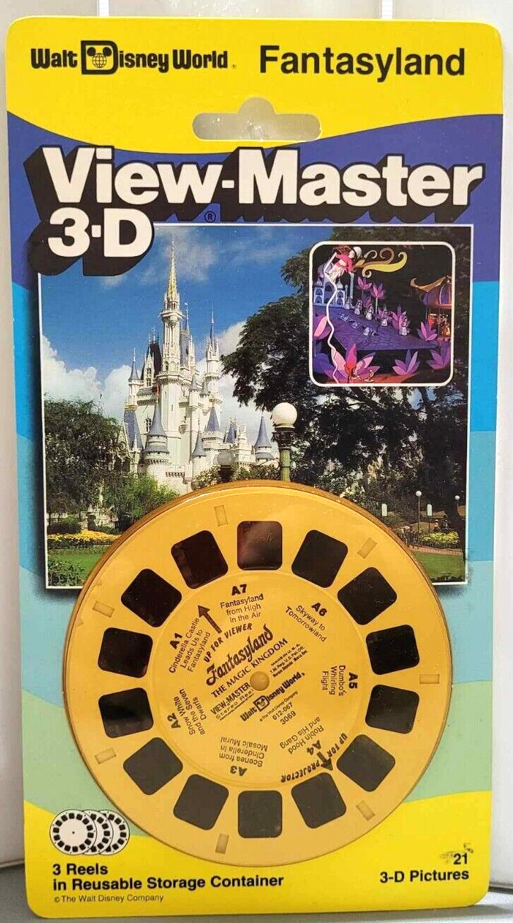 Walt Disney World Fantasyland View-Master Packet 3 Reels In 3D #3069 | eBay