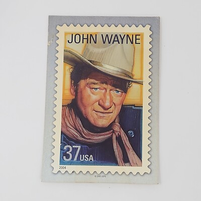 John Wayne Postcard 37 USA 2004 Stamped 23 cent Wilma Rudolph Stains | eBay