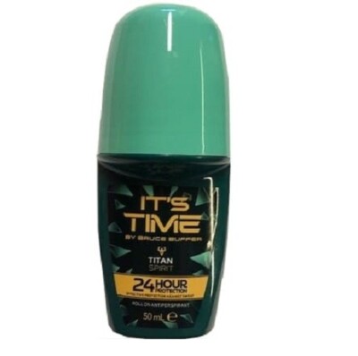 76,50€/L- It's Time Deo Roll-on – Titan Spirit – 6er Pack (6 x 50ml ...