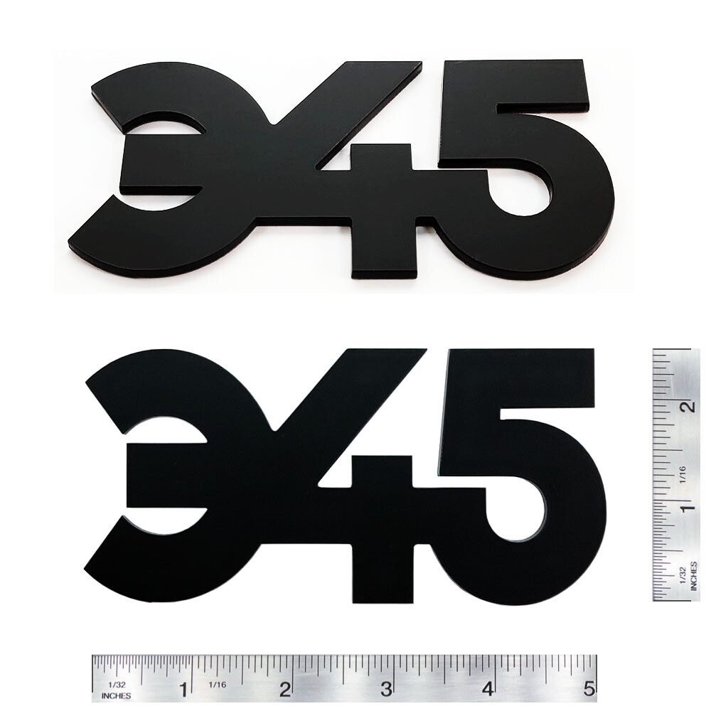 2pc Emblem Set Fits Dodge 345 5.7L MOPAR Fender Challenger Charger RAM ...