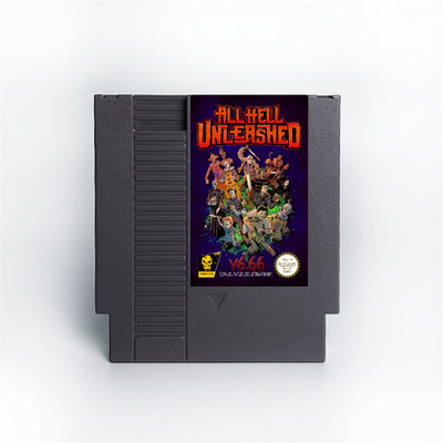 All Hell Unleashed v6.66 NES Game Cartridge US (note: buyer DOES NOT ...