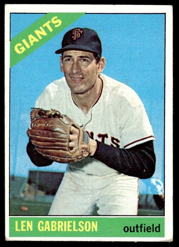 1966 Topps Len Gabrielson + San Francisco Giants #395 | eBay