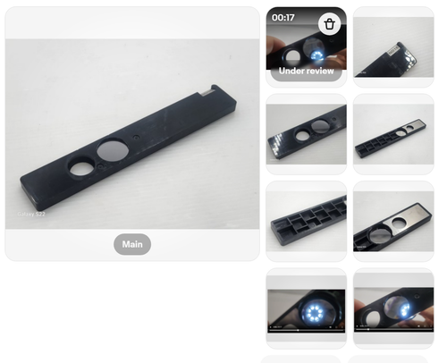 Ex CLEAN GLASS* Nikon ND16 Microscope Filter Slider for Eclipse E800 ...