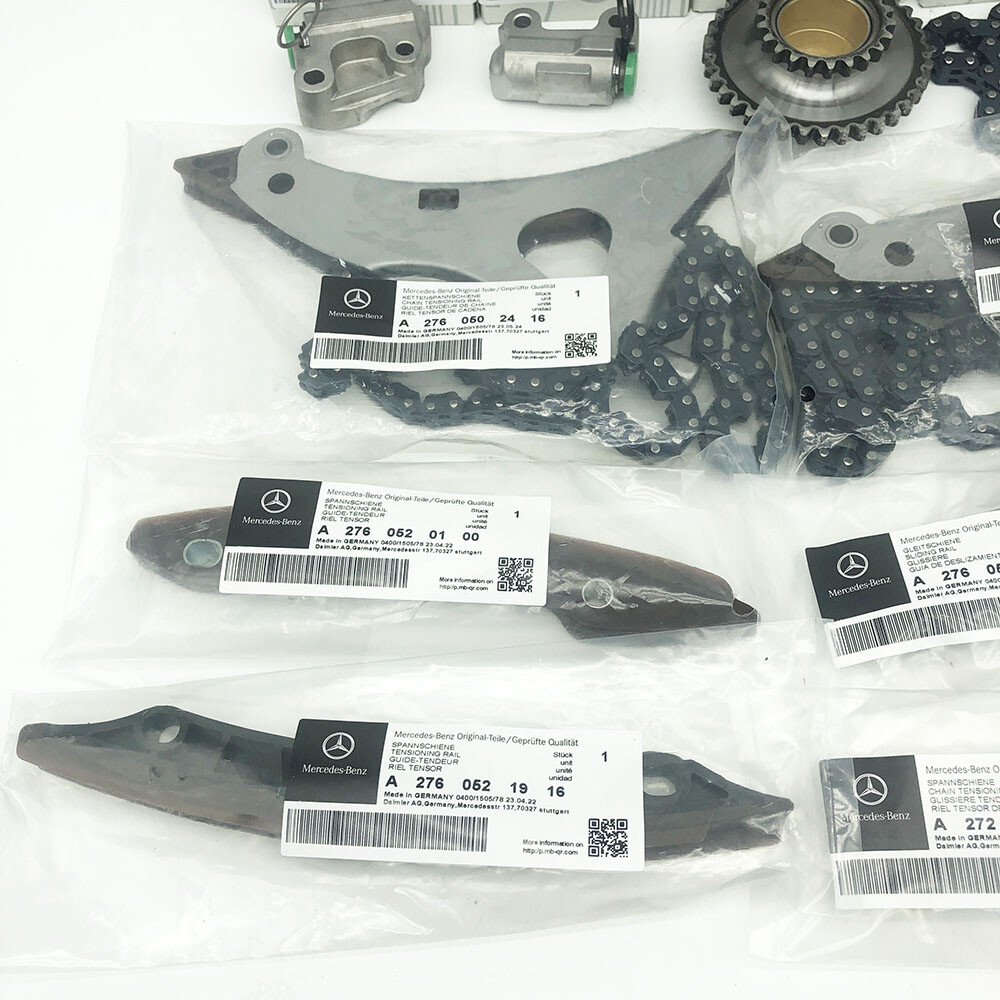 OEM Timing Chain Tensioner Kit For Mercedes Benz W205 W222 M276 3.0T 3. ...