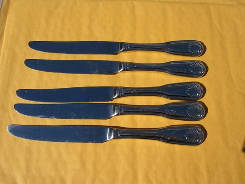 The Main Course 18/8 Stainless Flatware Shell Tip - MNF27 - Five Dinner ...