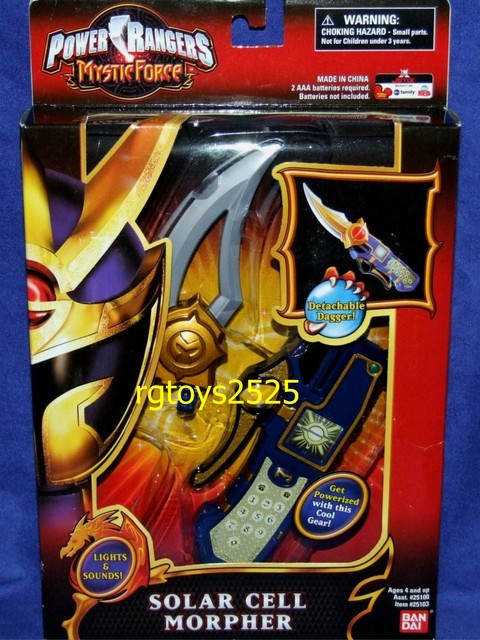 Power Rangers Mystic Force Solar Cell Morpher Dagger Bandai for sale ...