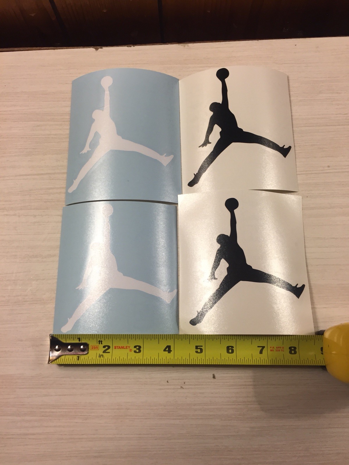 4” Jordan Jumpman Stickers (4) Pack Nike Jumpan Air Jordan 23 Lebron ...