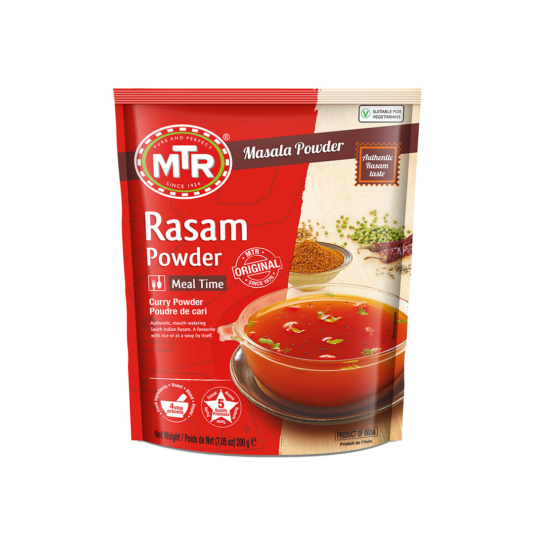 MTR Rasam Powder, Authentic South Indian Curry Masala Powder - 200g/7 ...