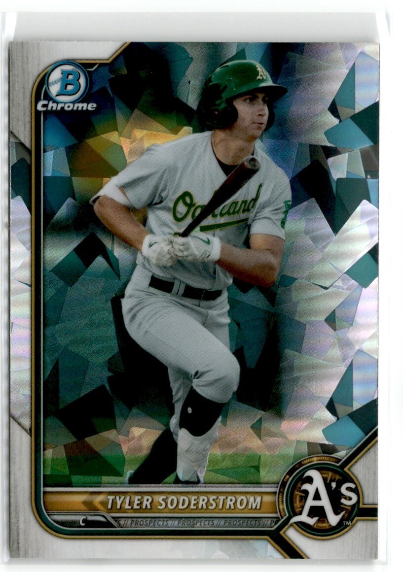 2022 Bowman Chrome Prospects Atomic Refractor Tyler Soderstrom #BCP-41 Oakland | eBay