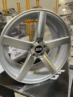 20” str racing wheels 607 Silver Machine | eBay