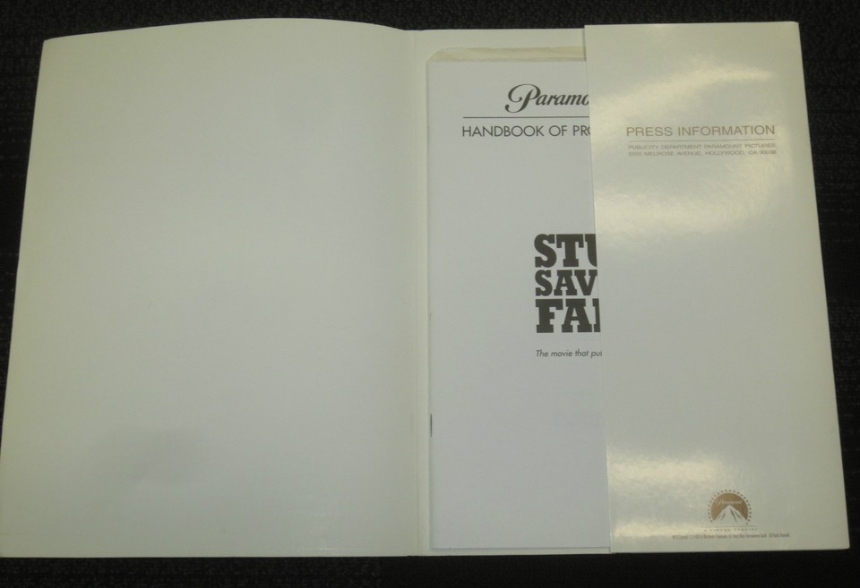 RARE 1995 STUART SAVES HIS FAMILY Press Kit Media Packet PHOTOS Al ...