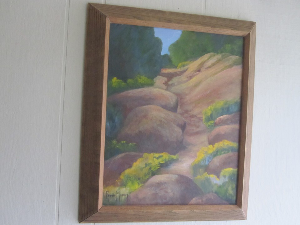 Regina Murphy Vintage Landscape Oil On Canvas | eBay