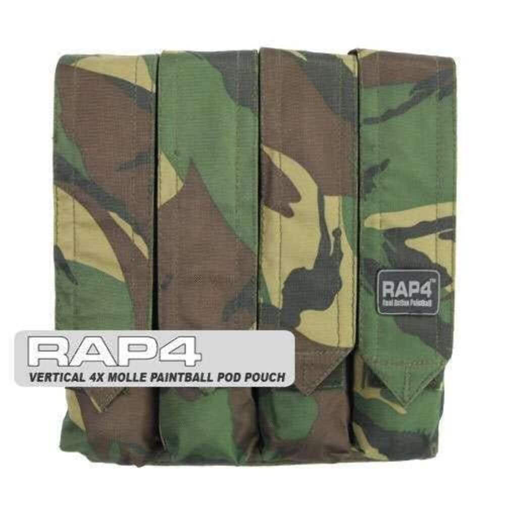 Vertical 4x MOLLE Paintball Pod Pouch | eBay