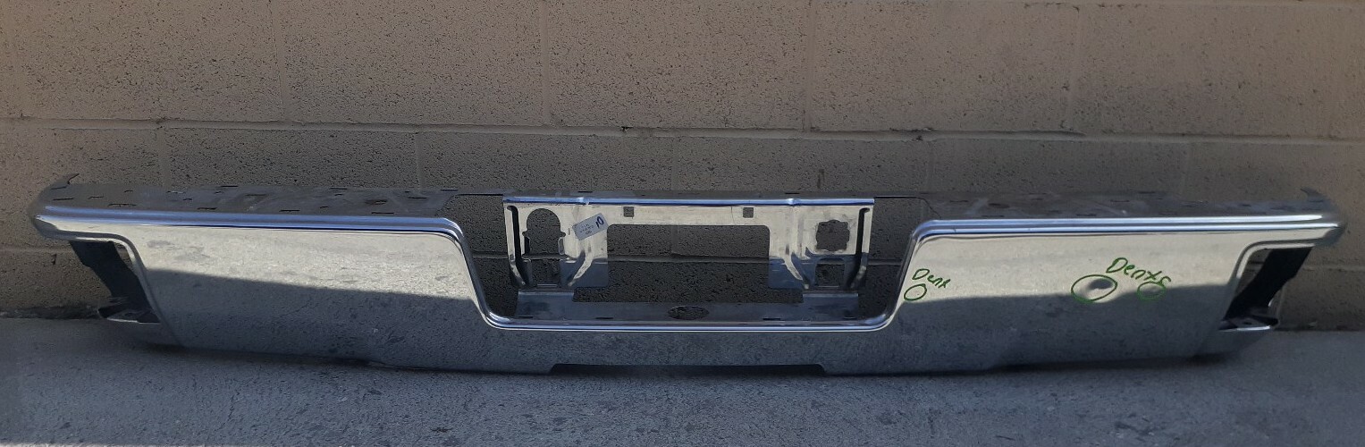 2016 2017 2018 GMC Sierra 1500 Chevy Silverado 1500 Rear Chrome Bumper ...