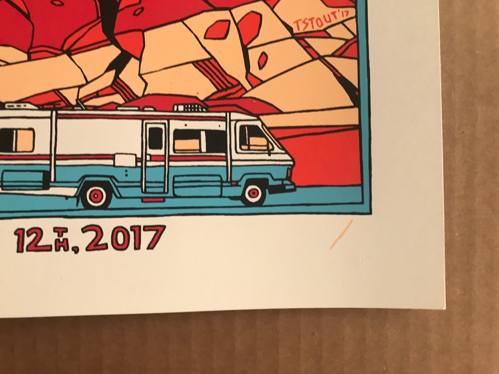 Ween Red Rocks Colorado July 12th 2017 1st Edition Poster Tyler Stout ...