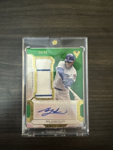 Topps Triple Threads: Ben Zobrist Auto Patch Card #24/50 2clr | eBay