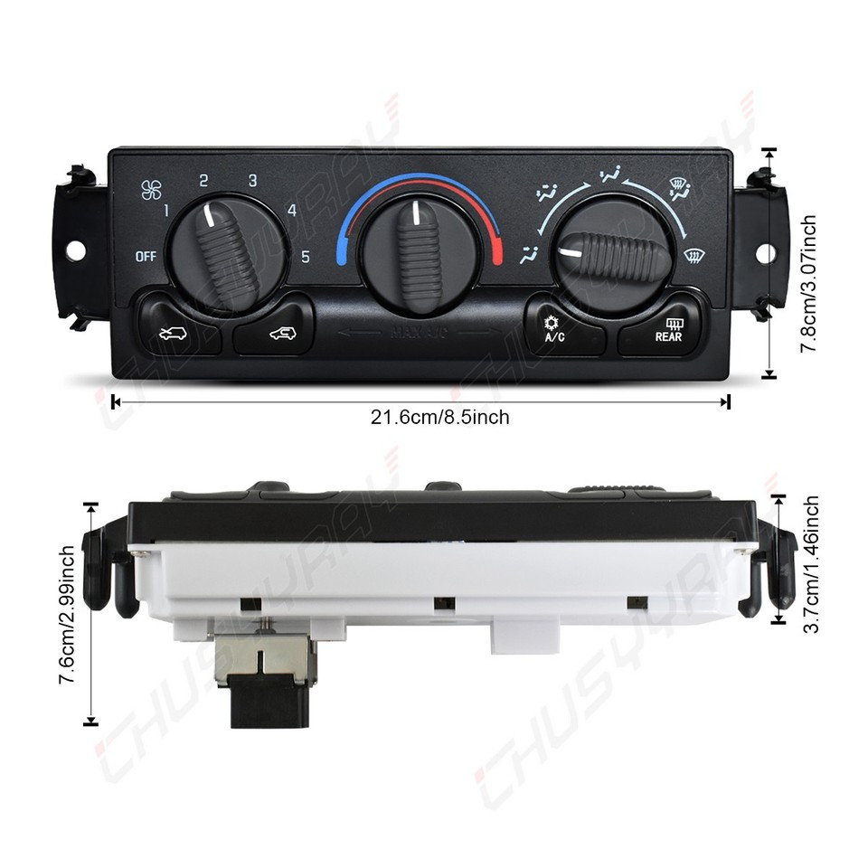 599-193 A/C Climate Control Module Panel For 1999-2002 Chevrolet ...