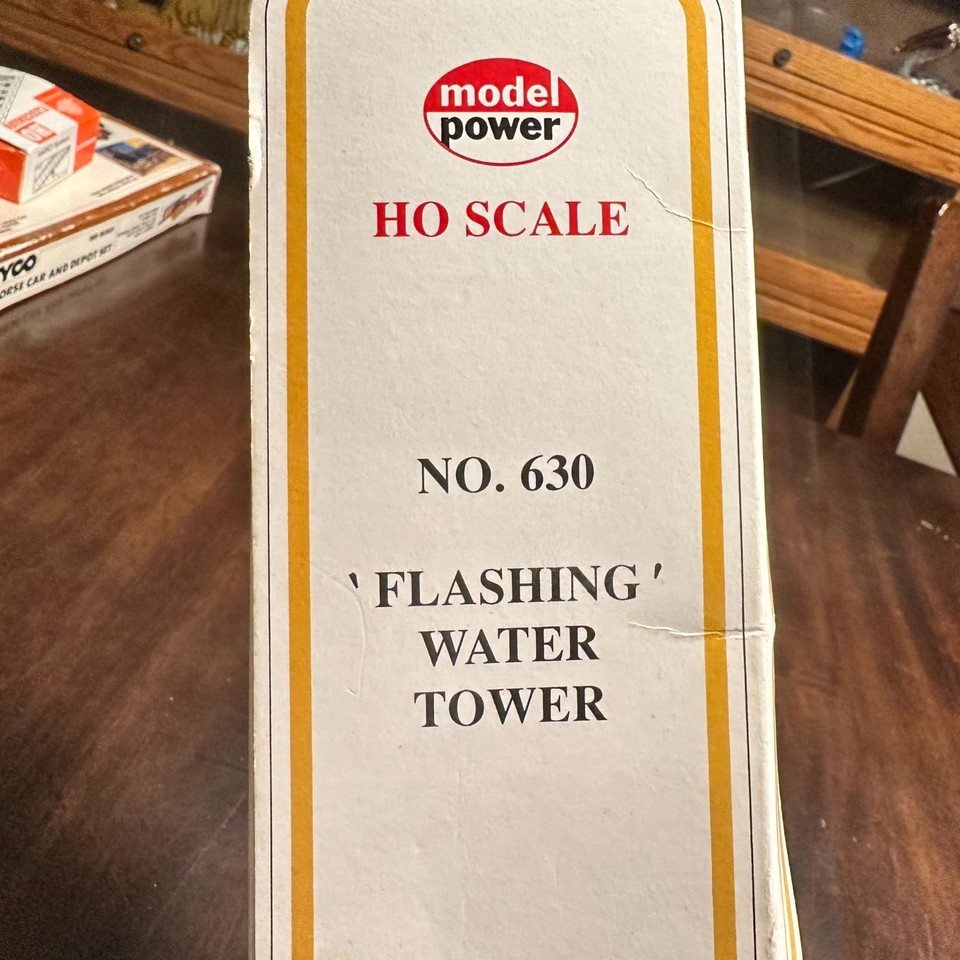 Model Power HO Scale No. 630 Flashing Water Tower Lighted | eBay