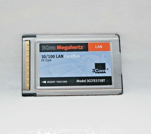 3Com Megahertz, 10/100 LAN CardBus, PC Card Model 3CCFE575BT | eBay