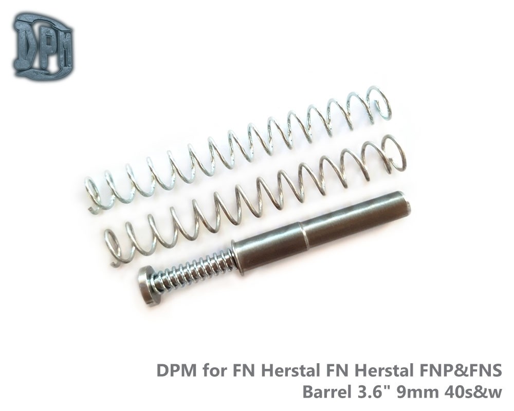 DPM Recoil Reduction Spring FN Herstal FNX Barrel 4" 9mm 40 S&w Smith ...