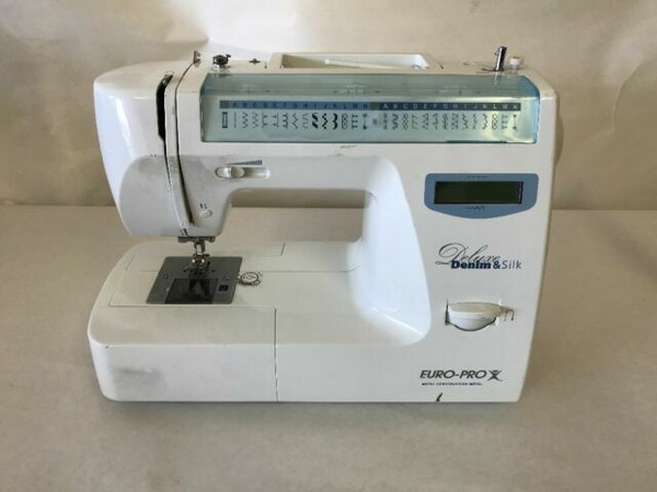 Euro-Pro 6130A2 Denim & Silk Deluxe Computerized Sewing Machine for ...