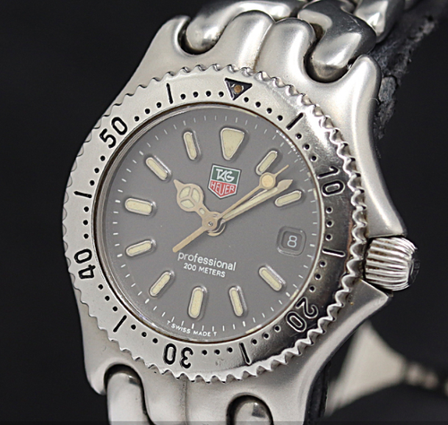 TAG HEUER Professional 200m S99-215 Quartz Ladies Watch Stainless Steel ...