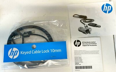 HP keyed Cable Lock 10mm | eBay