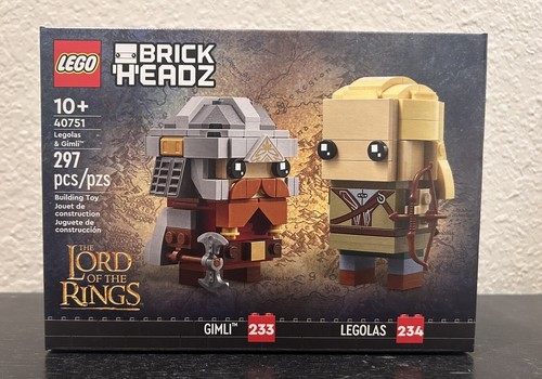 LEGO BrickHeadz 40751 | Legolas & Gimli | The Lord of the Rings | New ...