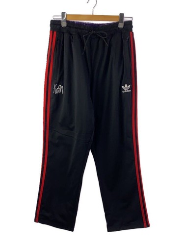 adidas straight pants KORN TRACK PANT M polyester Black jg1340 Used | eBay