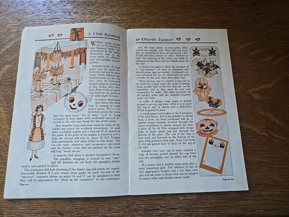 Dennisons Bogie Book Suggestions for Halloween Party Games Decor ...