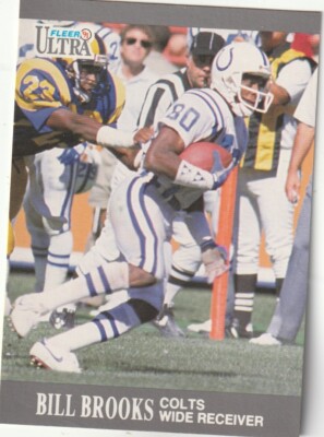 FREE SHIPPING-MINT-1991 Fleer Ultra Bill Brooks #58 COLTS | eBay