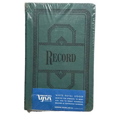Vernon White Royal Account Ledger Record Book 500 Pages | eBay
