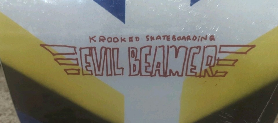 New Krooked Evil Beamer Limited Mark Gonzales Skateboard Deck 10.75 | eBay