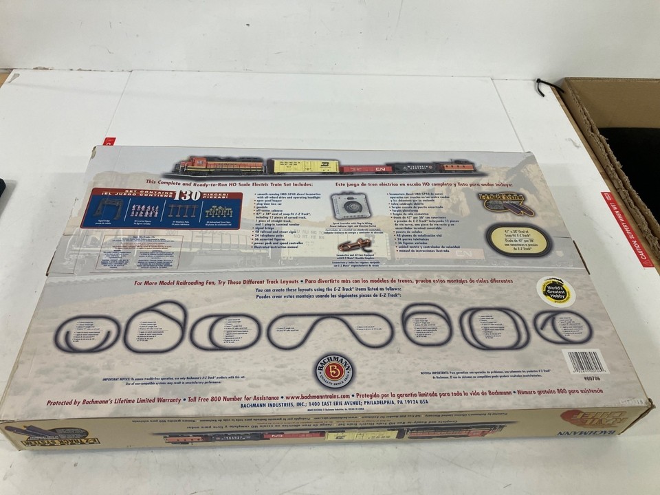 Bachmann Rail Chief Model Train Set HO Scale 130 Piece Open Box | eBay