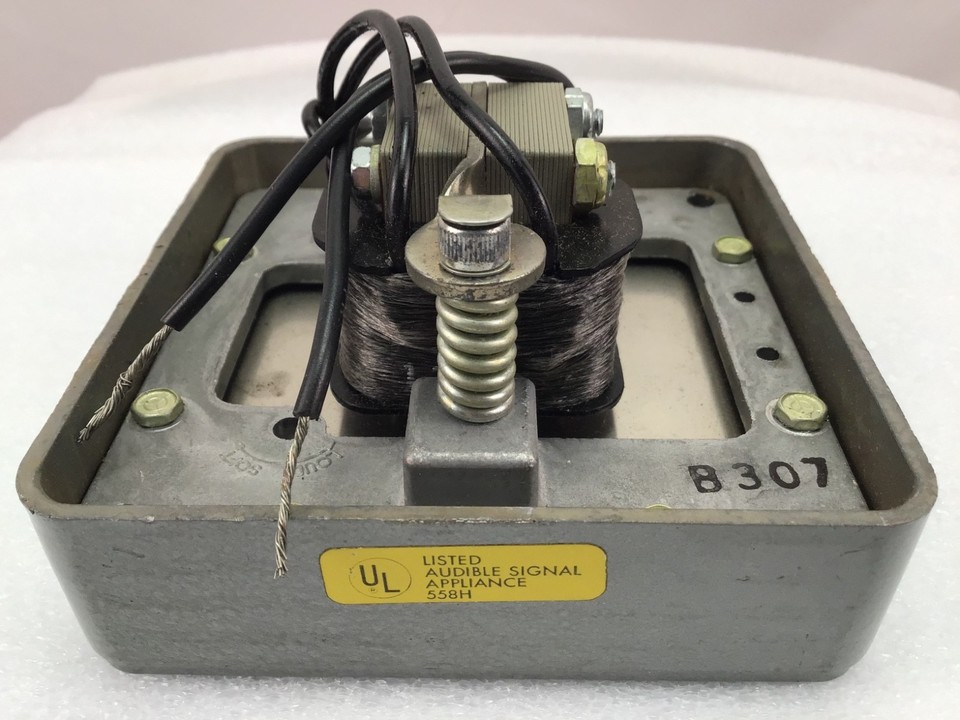Standard Electric Time Co. 5-350 Vibratone Mechanical Electric Horn ...