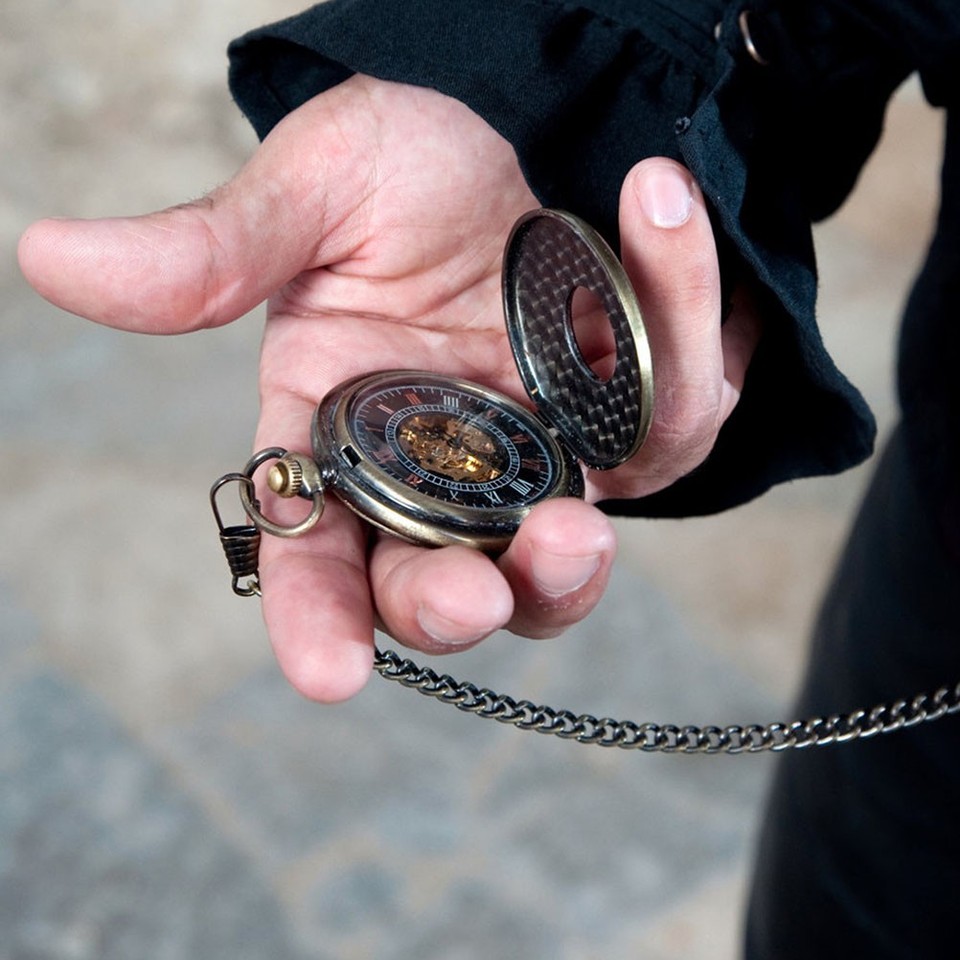 10 Pcs Vintage Pocket Watch Necklace Chain Watches for Men Pendant ...