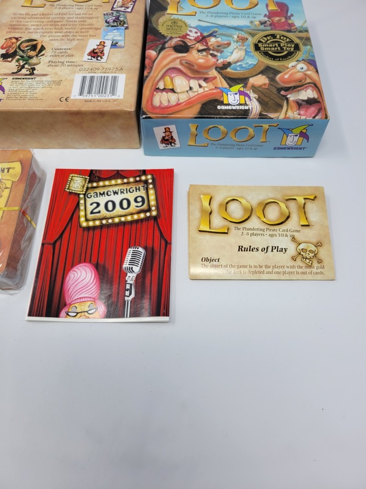 Loot The Plundering Pirate Card Game 2005 Gamewright New OPEN BOX | eBay