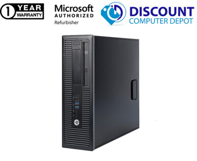 Fast! HP ProDesk 600 G1 Desktop Computer Core i5-4570 3.2GHz Windows 10 ...