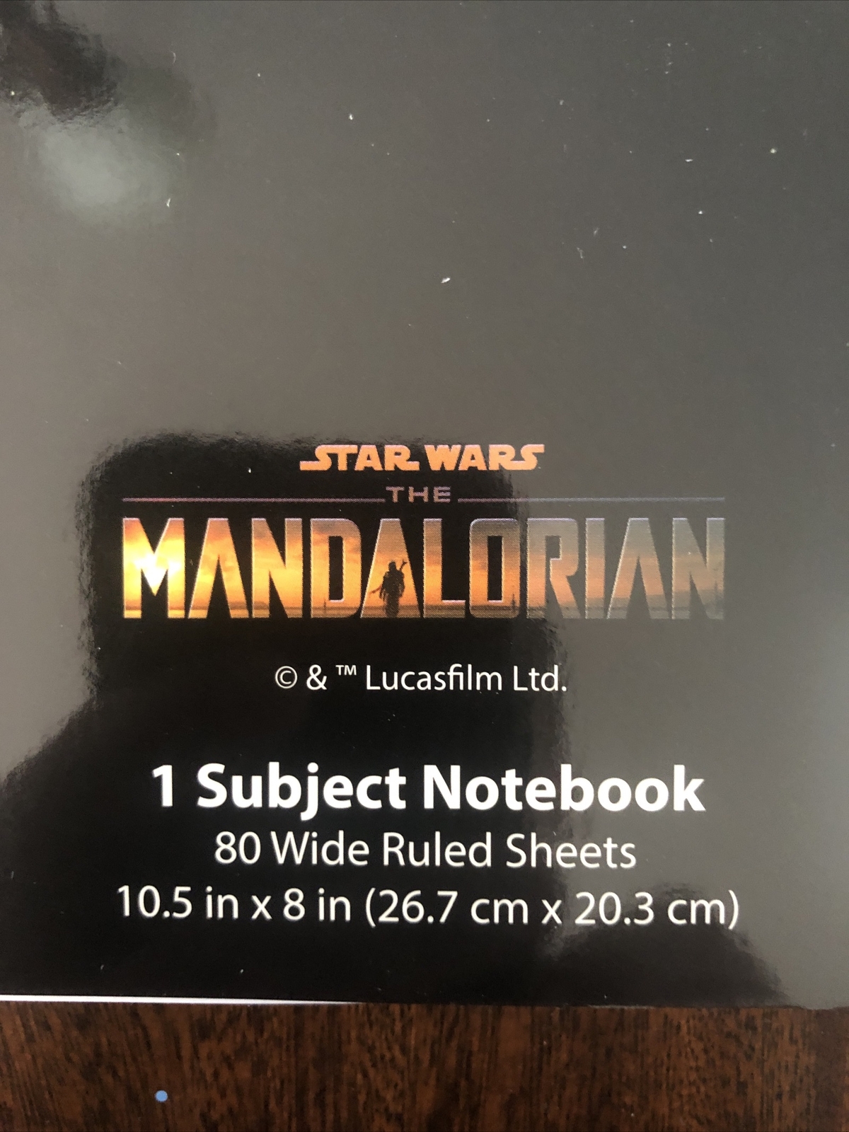 Star Wars Mandalorian Notebook Baby Yoda The Child , 80 Wide Ruled ...